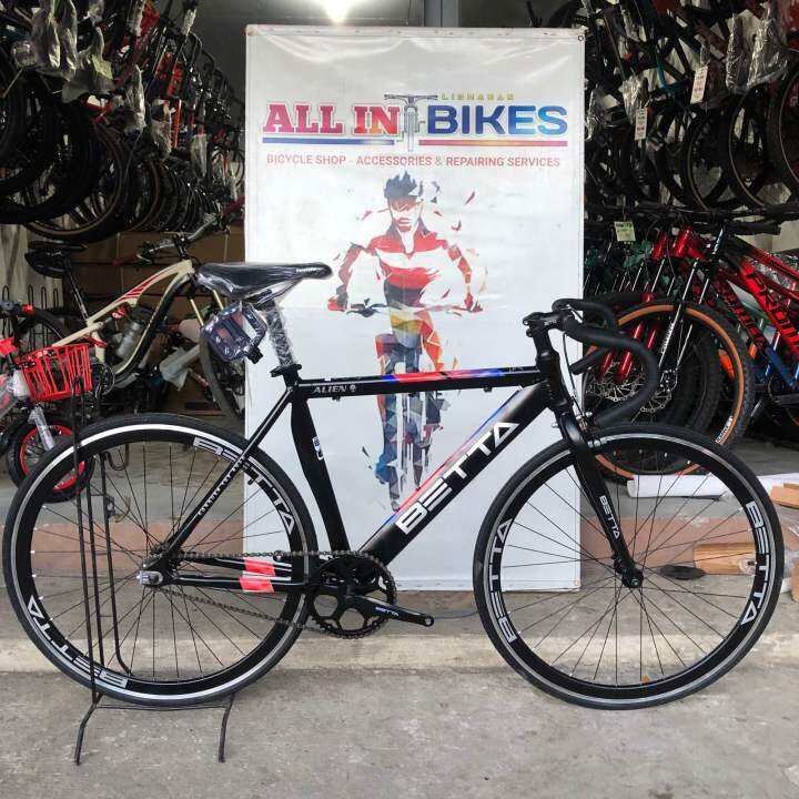 Fix gear Bikes (Betta Alien) Alloy frame 700x25c With Freebies | Lazada PH