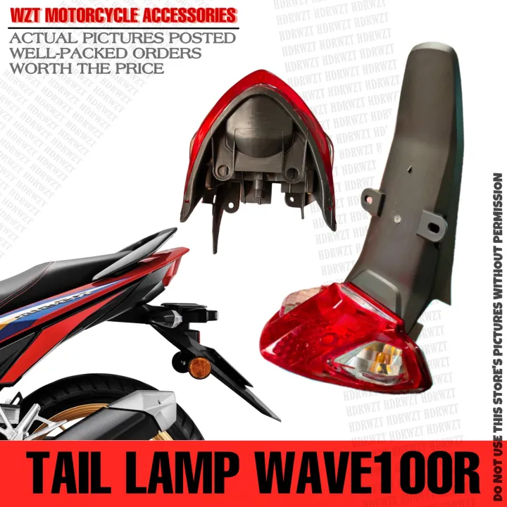 CSL HONDA WAVE100R & WAVE 100 R TAIL LAMP / TAIL LIGHT MOTORCYCLE (RED ...