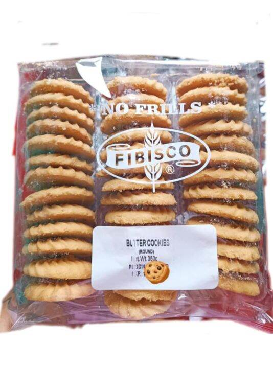 Fibisco Round Butter Cookies 350gX2 | Lazada PH