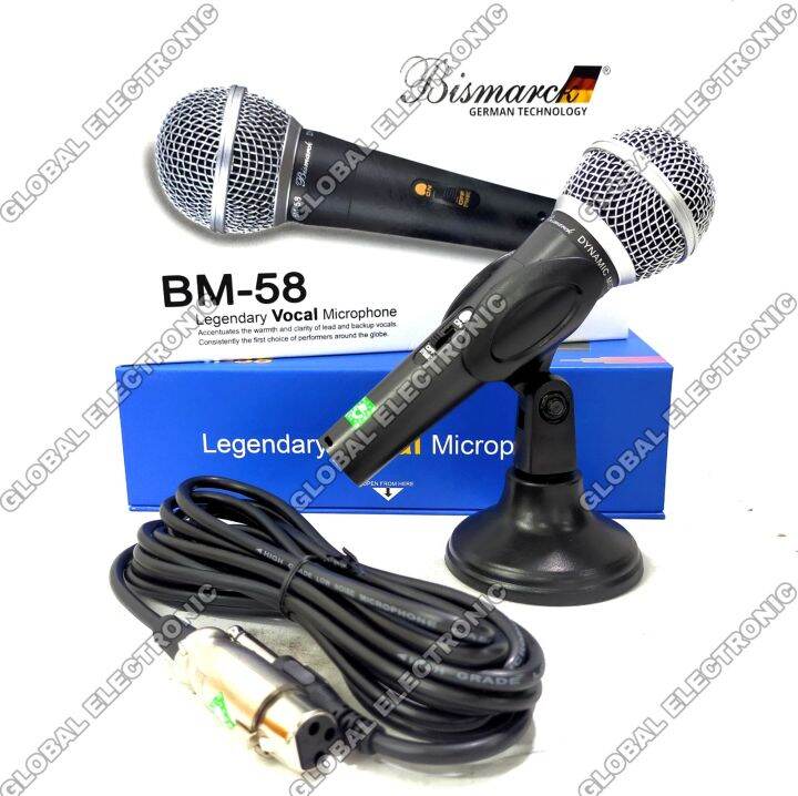Mic kabel Bismarck BM 58 Original mic Bismarck BM 58 / bm58 original | Lazada Indonesia
