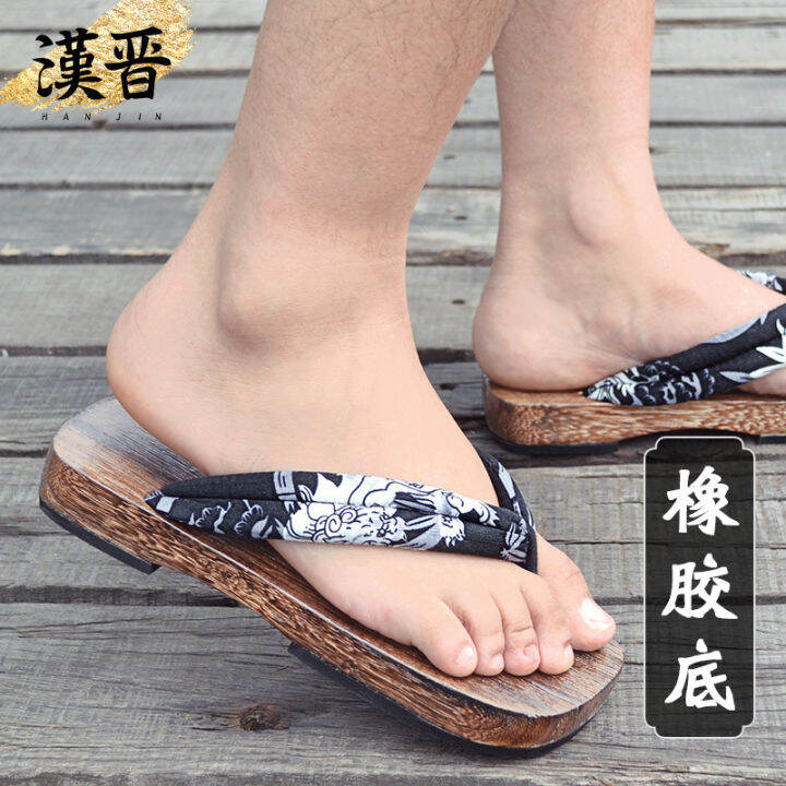 Han Jin Chinese Style Non-Japanese Japanese Style Hollow Clogs Chinese ...