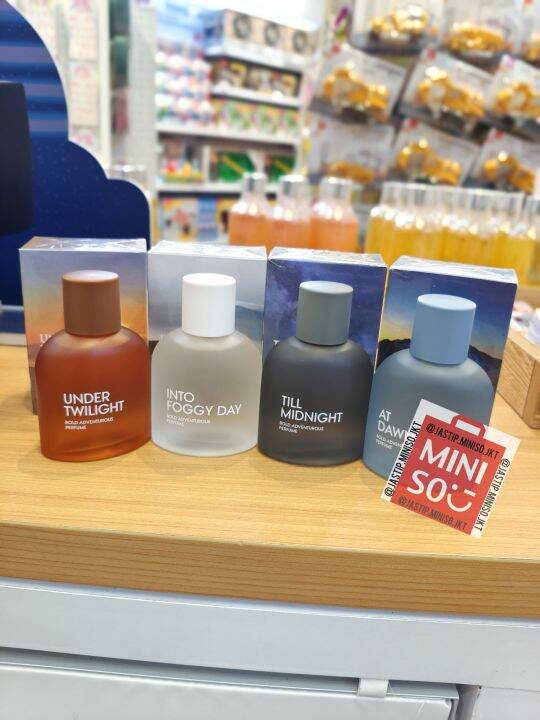 MINISO 🆕 Parfum EDP Cowok BOLD ADVENTUROUS Edition 85ml At Dawn, Under ...