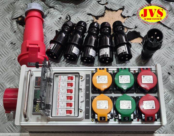 Zeus Power Distributor 6 inputs Waterproof with individual Breaker | Lazada PH