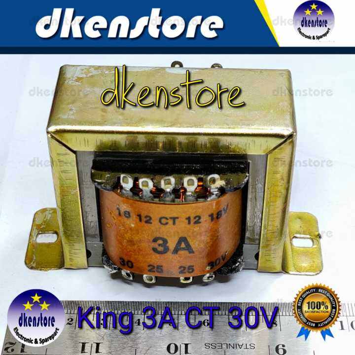 Trafo KING 3A CT 30v trapo 3 amper ct 30 volt 3A CT30 | Lazada Indonesia