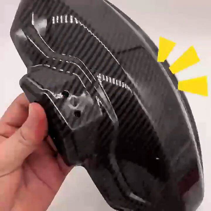 Mudguard Carbon CNC Universal Rear Penahan Lumpur HMS Model WR 3 Mud ...