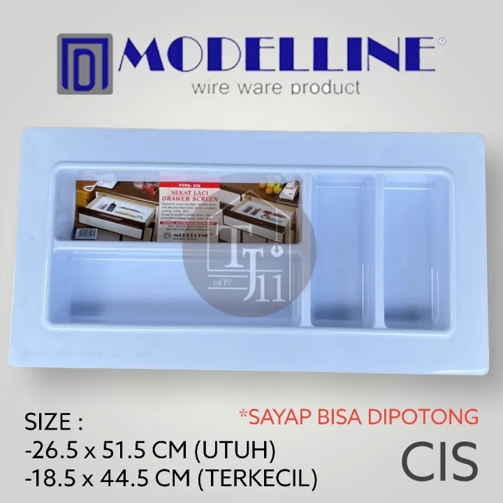 RAK SEKAT LACI SENDOK GARPU SUMPIT merk MODELLINE CIS - Ukuran KECIL ...