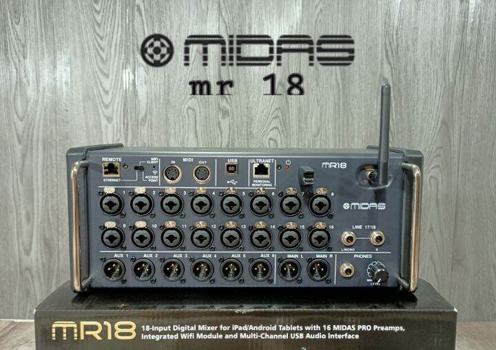 (มีของพร้อมส่ง) มิกเซอร์ ดิจิตอล MIDAS MR18 เสียงดีมาก มิกซ์ดิจิตอลมาย ...