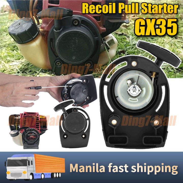 🇵🇭 GX35 Recoil Pull Starter Grass Cutter Spare, Universal Recoil Pull ...