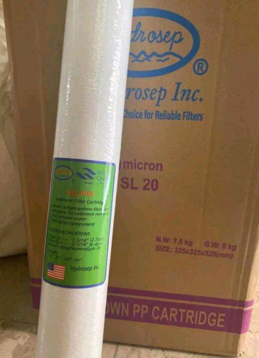 Hydrosep Sediment Filter, SL 10/ SL20, micron 1/5/10/20, Sediment ...