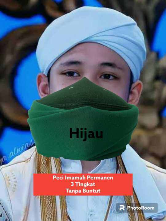 peci imamah 3 tingkat non buntut | Lazada Indonesia