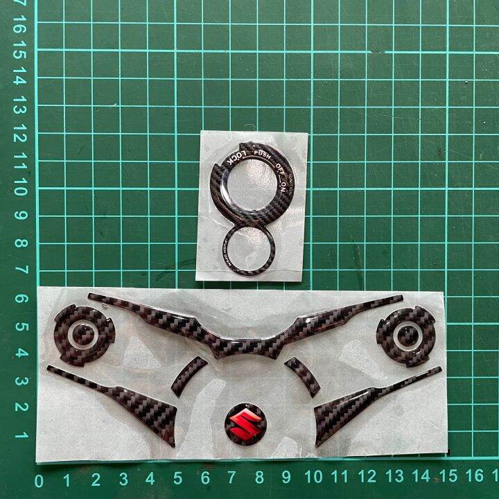 Stiker timbul SATRIA FI sticker STANG SEGITIGA SATRIA F150 INJEKSI ...