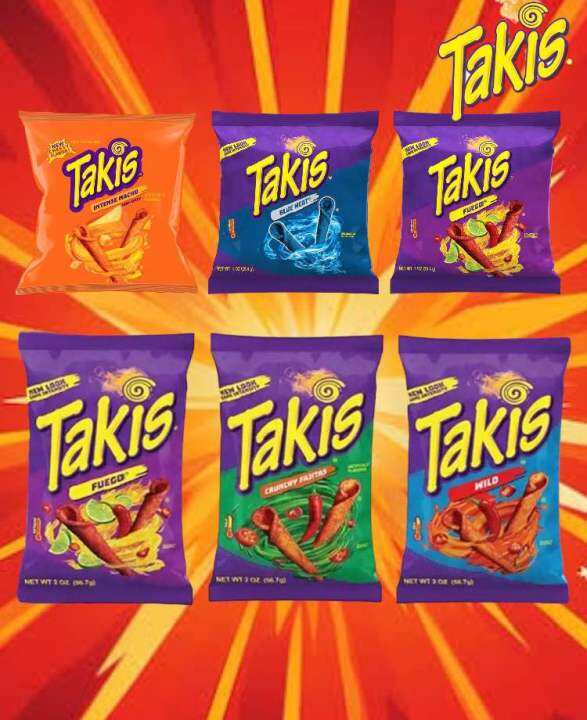 [แท้ 100%] แบ่งขาย ขนมยอดฮิต นำเข้า Takis หลายรส เปรี้ยวแสบ เผ็ดซี๊ด | Lazada.co.th