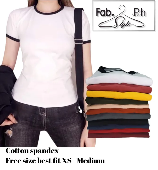 Plain Ringer Top Retro Style Ringer Top | Lazada PH