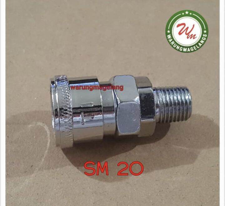 Coupler Sm 20 Sm20 Quick Coupling Sambungan Selang Kompresor Udara | Lazada Indonesia