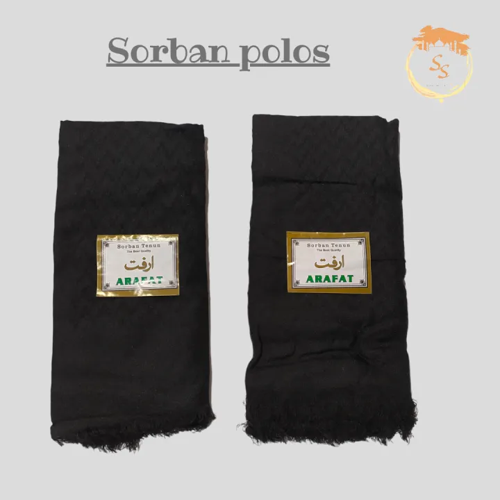 Sorban Santri Hitam Polos | Lazada Indonesia