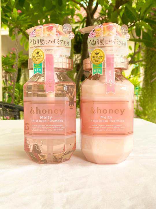 &Honey Melty Moist Repair Shampoo & Treatment Set แชมพู&ครีมนวดผม | Lazada.co.th