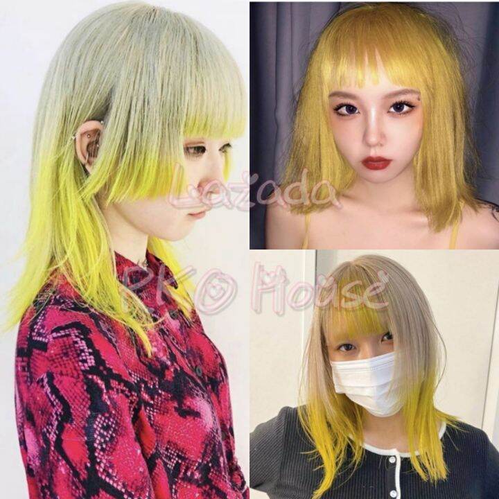 Light Yellow Saloon Professional Hair Color Dye Cream HAIR COLOR DYE ...