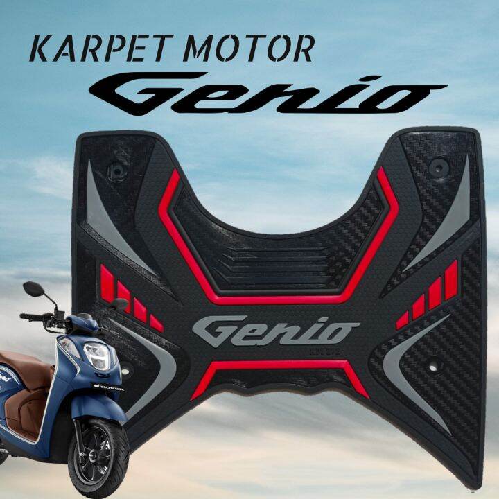 KARPET MOTOR HONDA GENIO ALAS KAKI GENIO PIJAKAN GENIO AKSESORIS GENIO ...