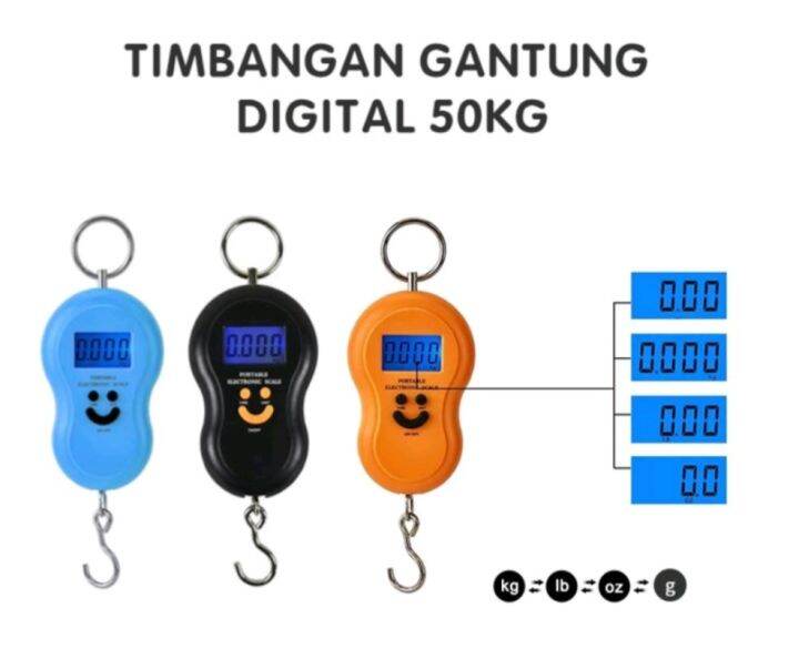 timbangan gantung digital 50kg | Lazada Indonesia