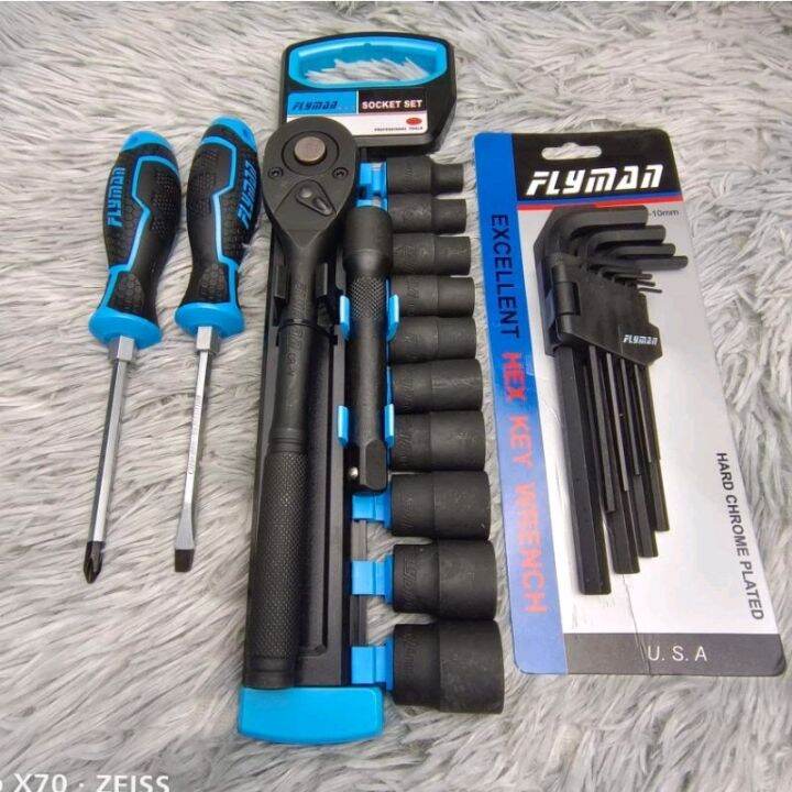 Flyman Original Tools bundle set (socket, screw, allen wrench) package ...