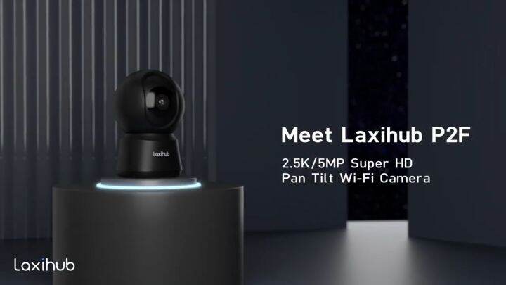 Arenti Laxihub P2F กล้องวงจรปิด wifi 360° หมุน 3MP กล้องวงจรปิดไร้สาย เหมาะสำหรับ ลูกน้อย/สัตว์ ...