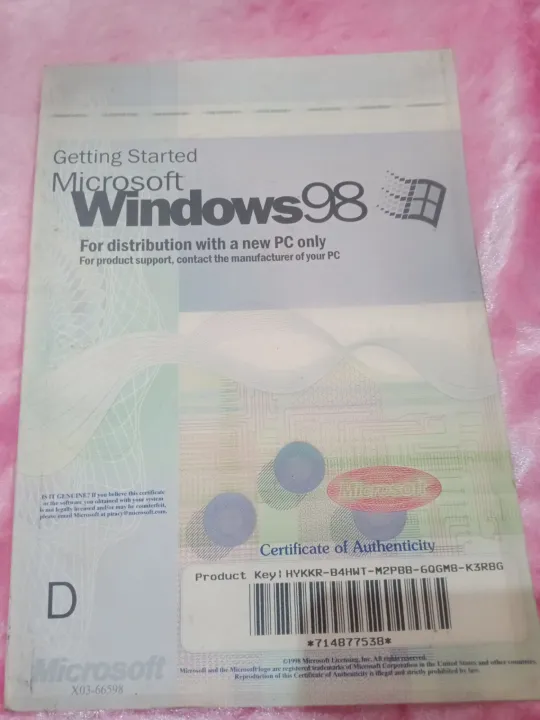 Microsoft windows 98 getting started | Lazada PH Microsoft windows 98 getting started | Lazada PH