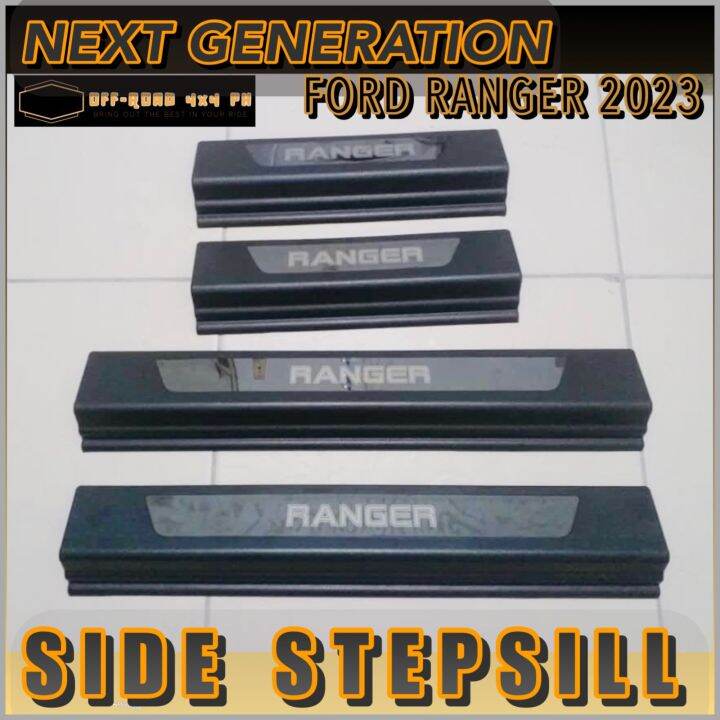 NEXT GENERATION FORD RANGER 2023 SIDE STEPSILL (ford ranger 2023 ...