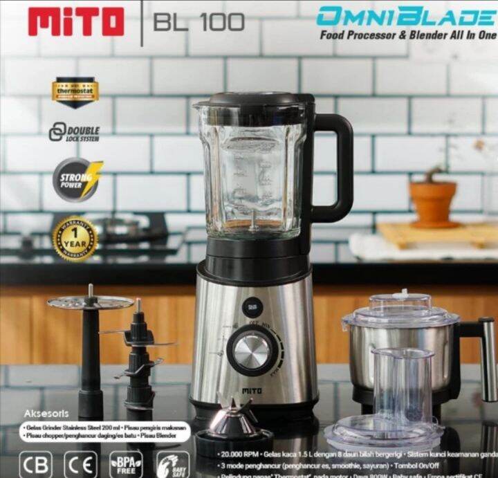 MITO OMNI BLADE BL 100 PROCESSOR | Lazada Indonesia