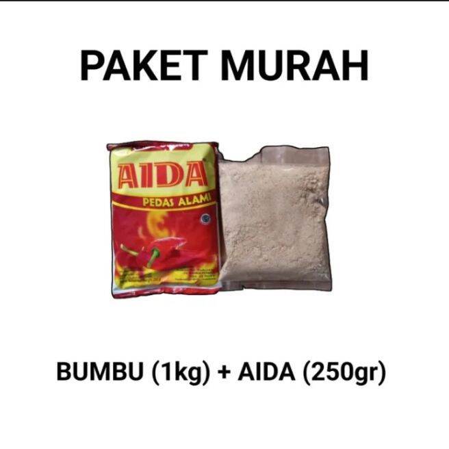 bumbu mie 1kg + AIDA 250gram dan 1kg bumbu+bon cabe | Lazada Indonesia