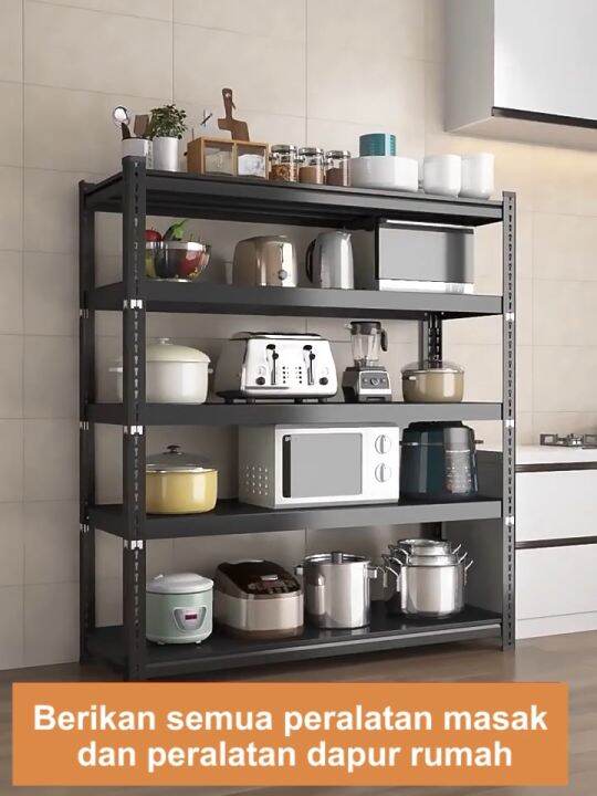 BM Rak Besi Siku 5 susun Rak Besi Susun Rak Gudang Rak Susun Rak susun ...