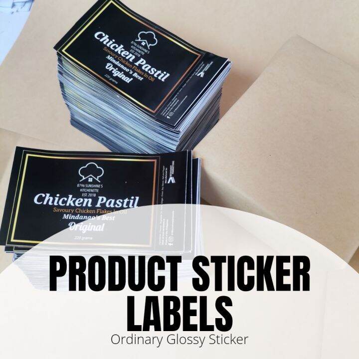 Chili Garlic Oil Sticker Label - WATERPROOF | Lazada PH