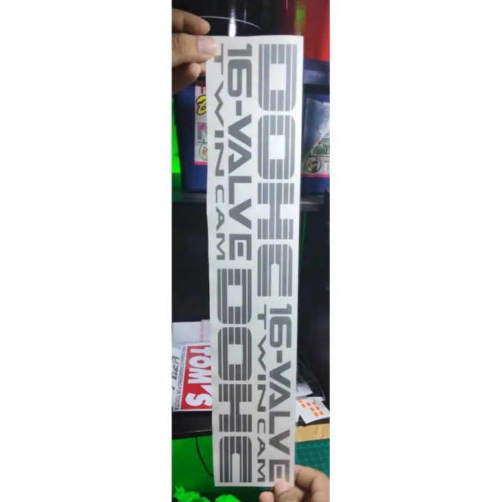 🔥Sticker DOHC 16 VALVE TWINCAM🔥 | Lazada