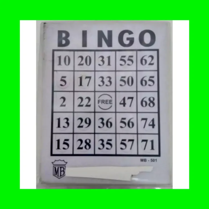 Bingo Cards 100 pcs | Lazada PH