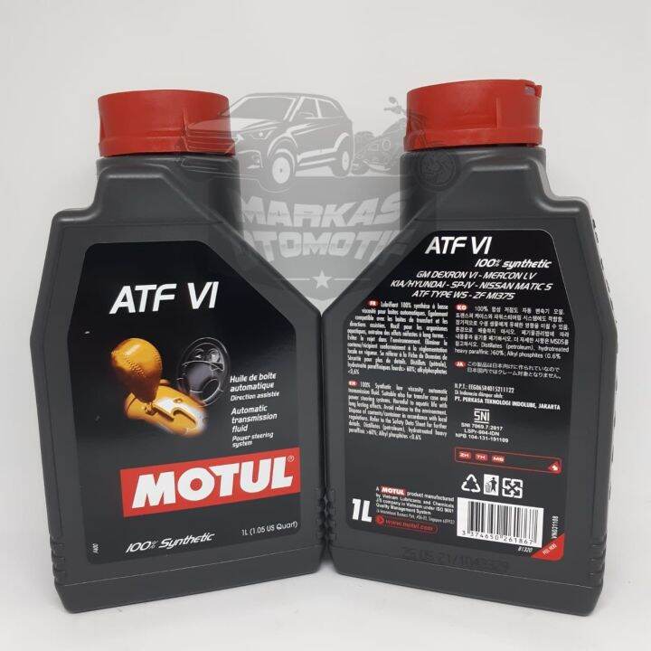 MOTUL ATF VI 1L OLI TRANSMISI MATIC/DEXTRON 6/100% ORIGINAL | Lazada Indonesia