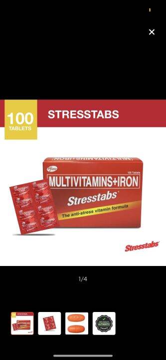 Stresstabs 100 caps Original | Lazada