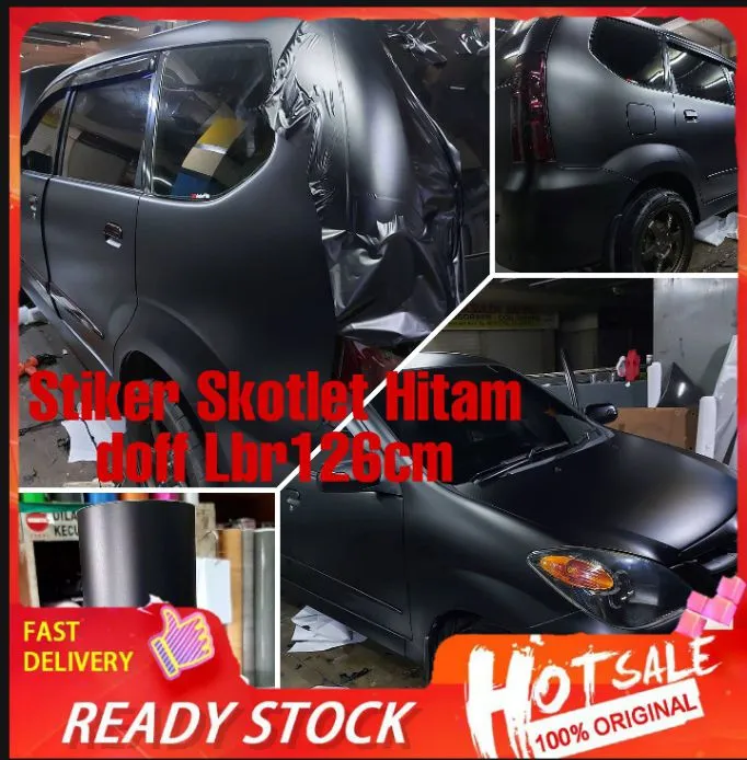 STIKER Skotlet Hitam Doff Oracal Skotlet Hitam Doff Lebar 126cm ...