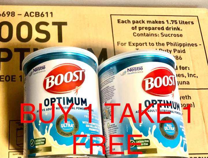 MLB Boost Optimum 400g (Buy 1 Get 1 Free) OR 1Can 800G | Lazada PH