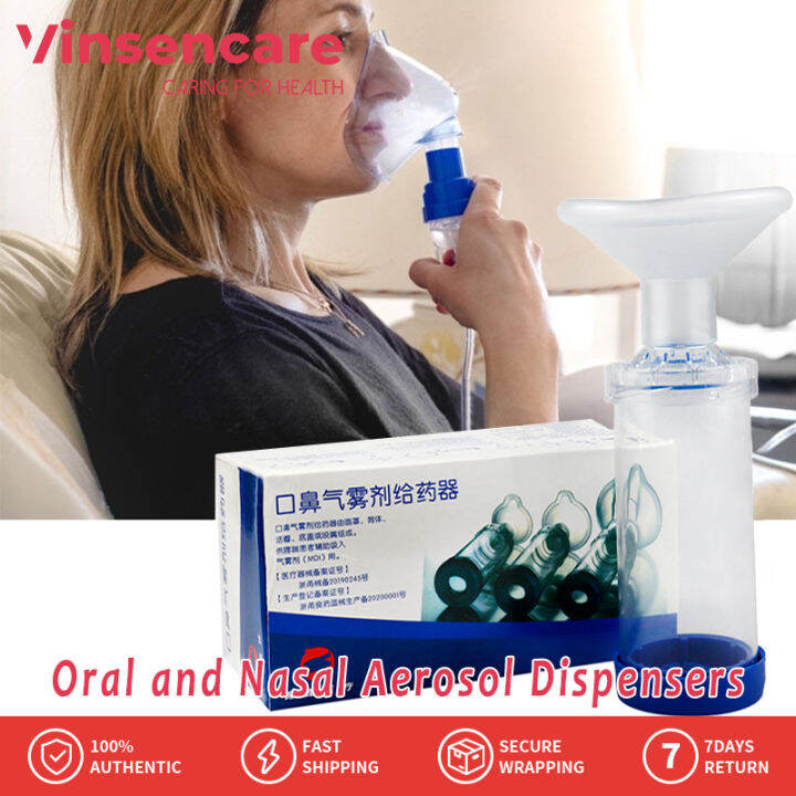 Vinsencare Child Adult Buffer Inhale Chamber Automizer Spacer Mist ...