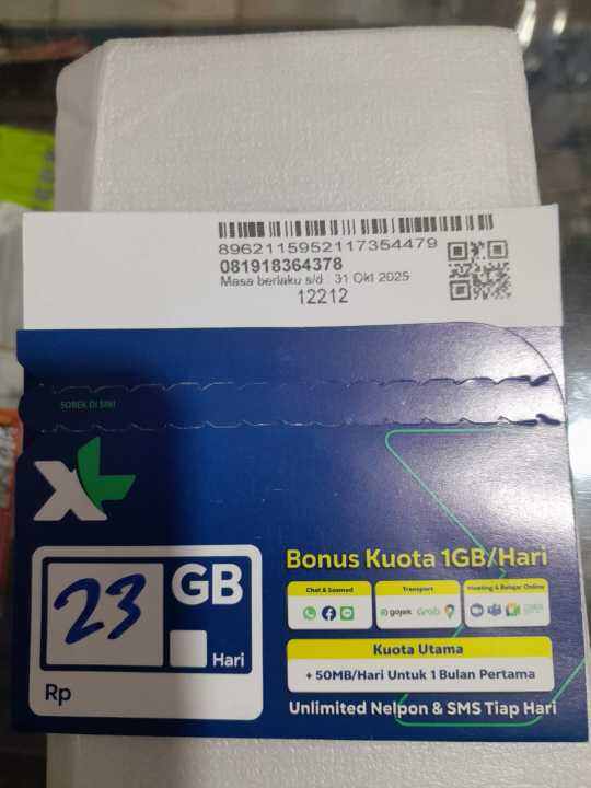 Kartu Perdana XL Xtra Combo Flex L (23GB), Kartu XL Combo Flex 23GB ...