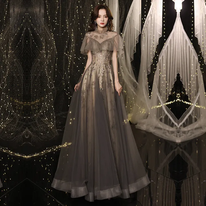 EAGLELY Formal Dinner Dress Women Elegant Wedding Dress Debut Gown For ...