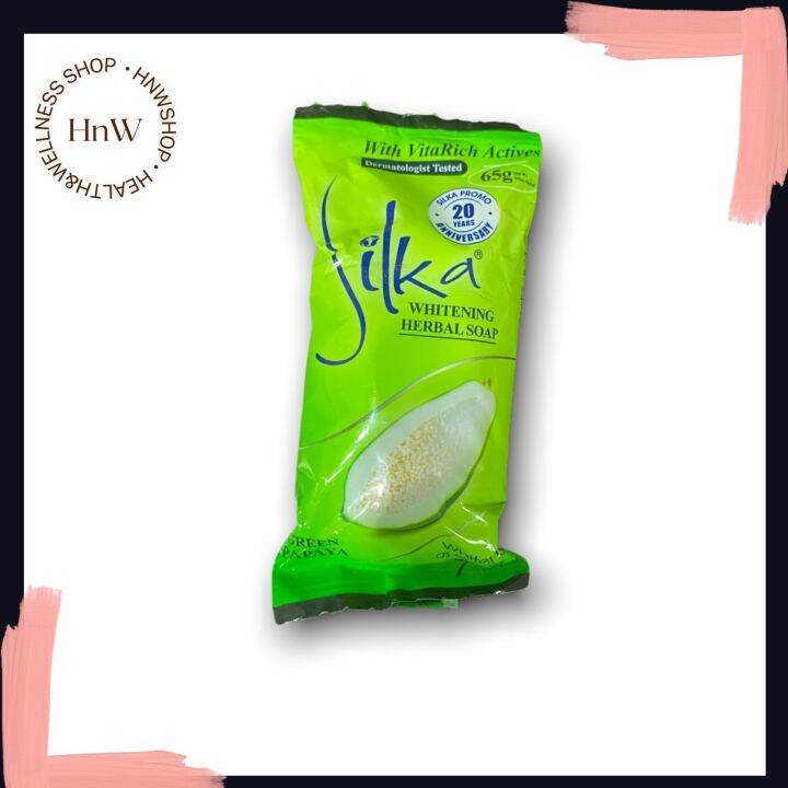 Silka Whitening herbal green papaya soap 65g | Lazada PH