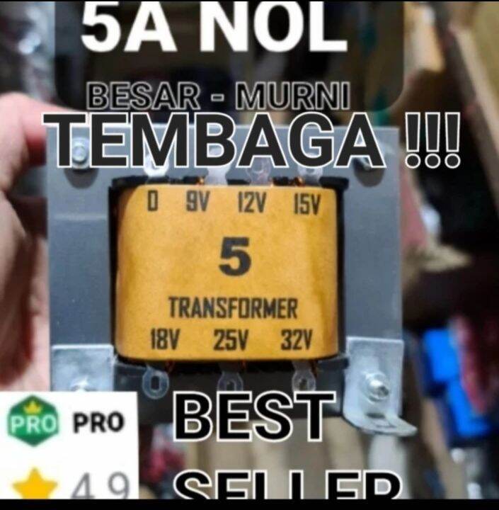 trafo 5 Amper besar NoL | Lazada Indonesia