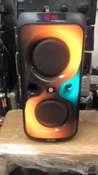 Crown PD-662 Portable Speaker with Dancing Light Baffles and FREE ...