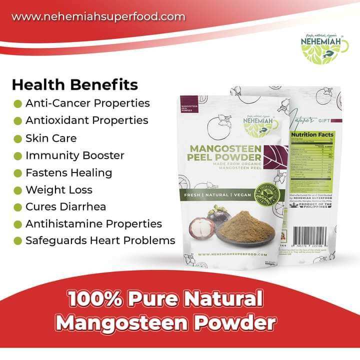 Pure Mangosteen Peel Powder by Nehemiah Superfood | Lazada PH