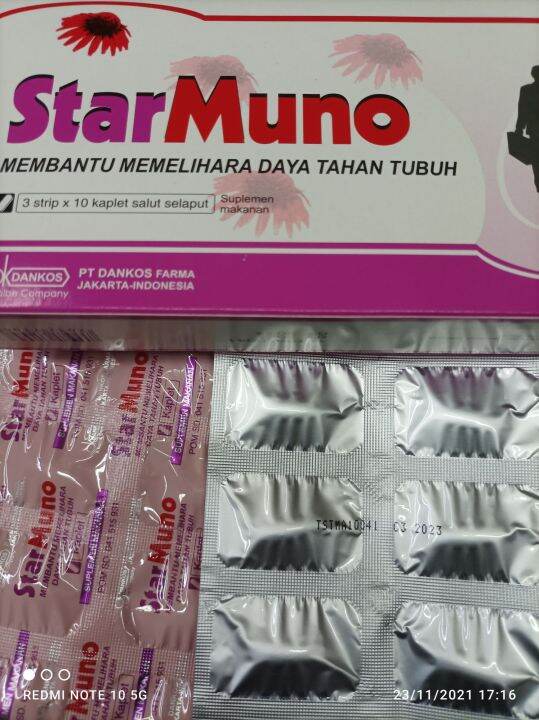 starmuno multivitamin kekebalan tubuh 1 strip 10 tablet | Lazada Indonesia