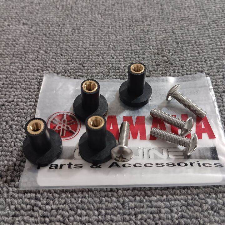 Windshield Rubber Nut H.D Aerox Nmax Xmax R15 R3 R6 R1, ADV Pcx,Ninja ...