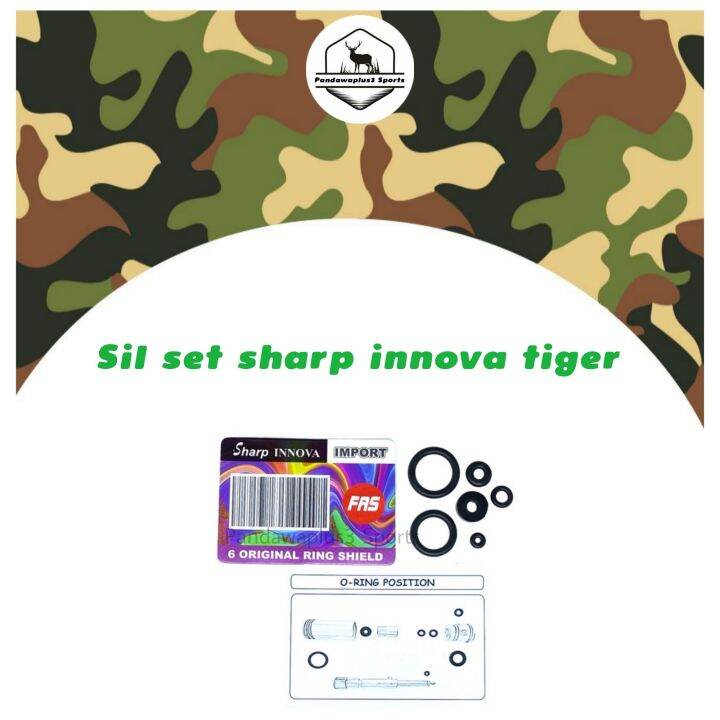 Sil set sharp innova tiger phoenix tabung kecil OD22 - oring set uklik ...