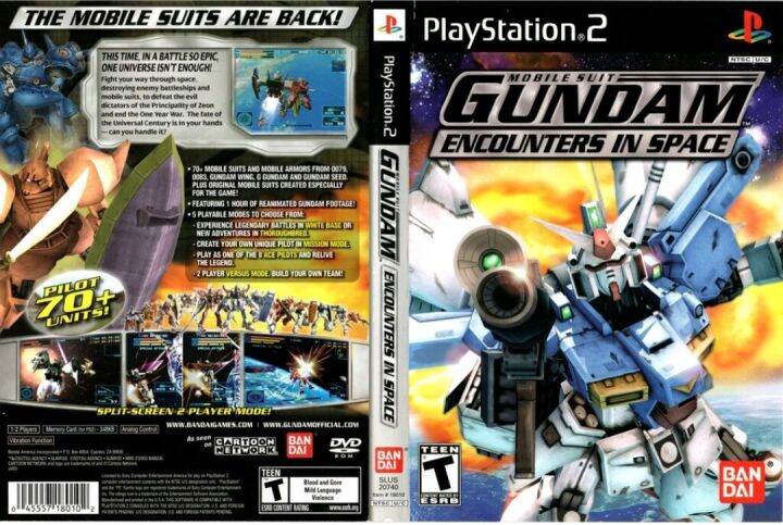 PS2 CD DVD GAME ( Mobile Suit Gundam: Encounters in Space ) English ...