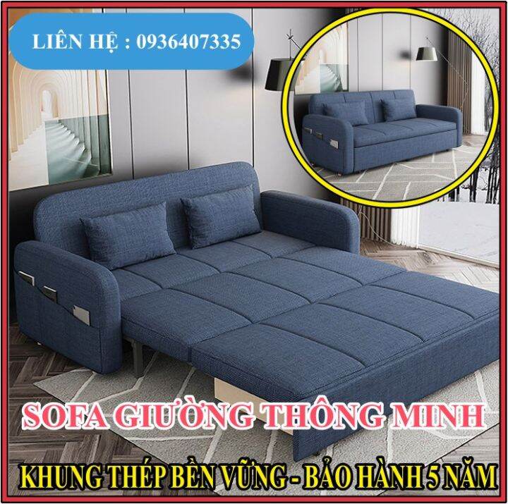 Ghế sofa giường thông minh, giường sofa đa năng gấp gọn, khung thép sơn ...