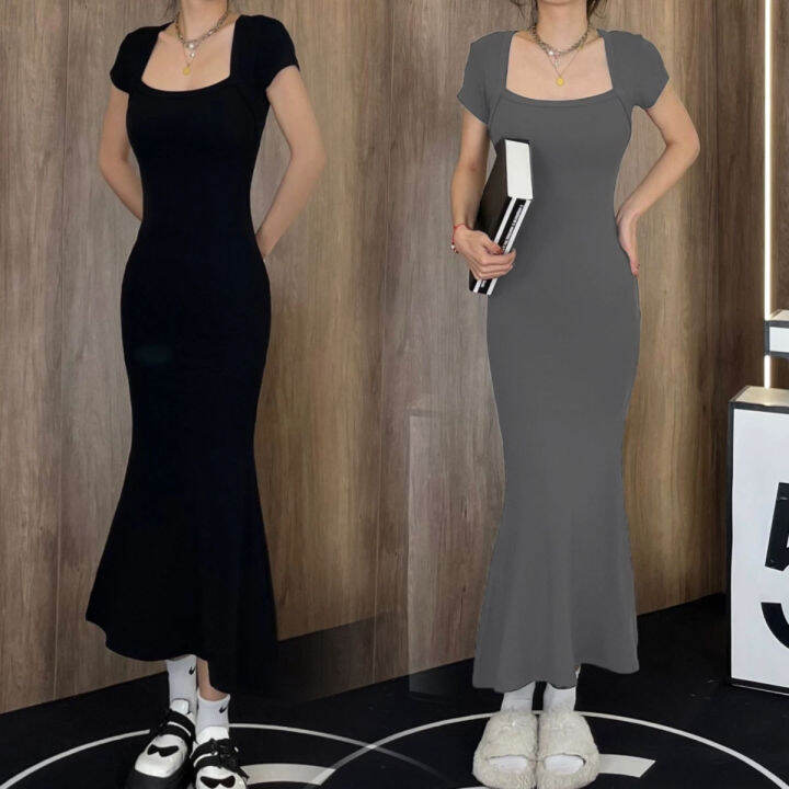 Fancy French Style Fishtail Dress for Women Summer 2023 New Slim Fit ...